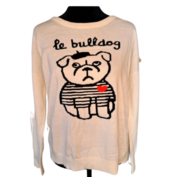 French Connection | Sweaters | Nwt French Connection Le Bulldog Sweater ...
